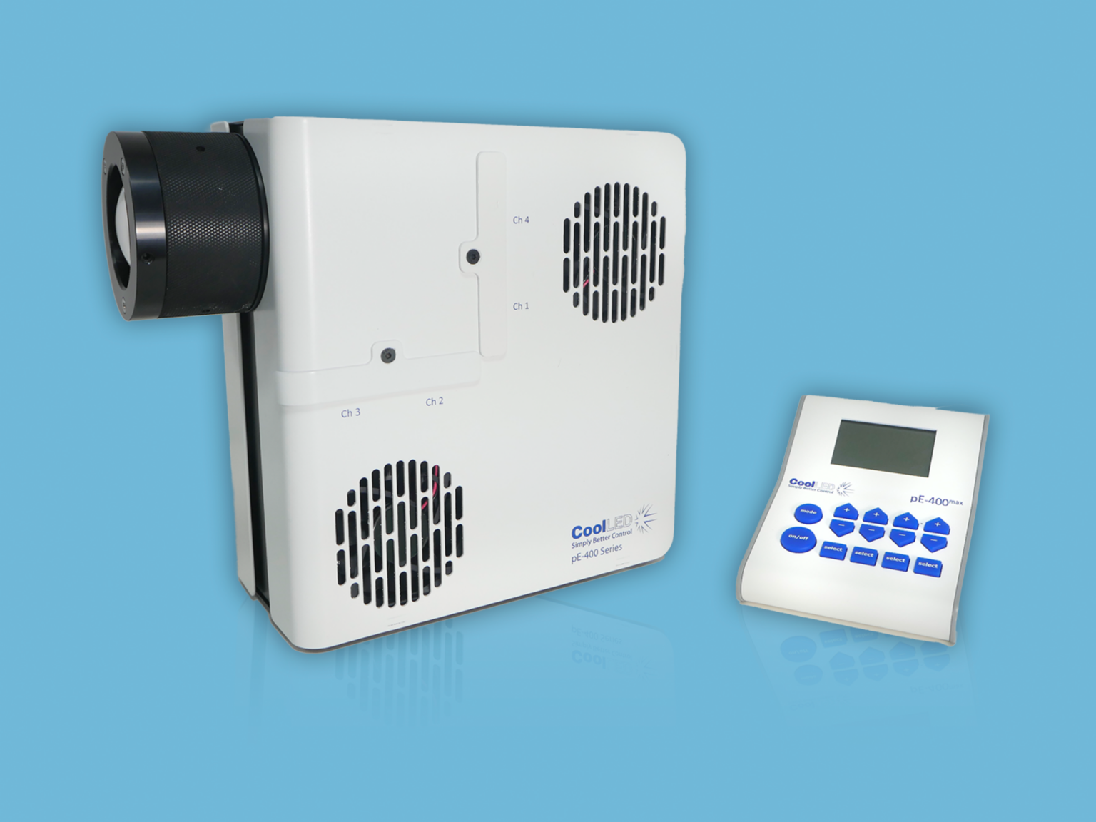 pE-400max | LED Light Sources | CoolLED LED Illumination System